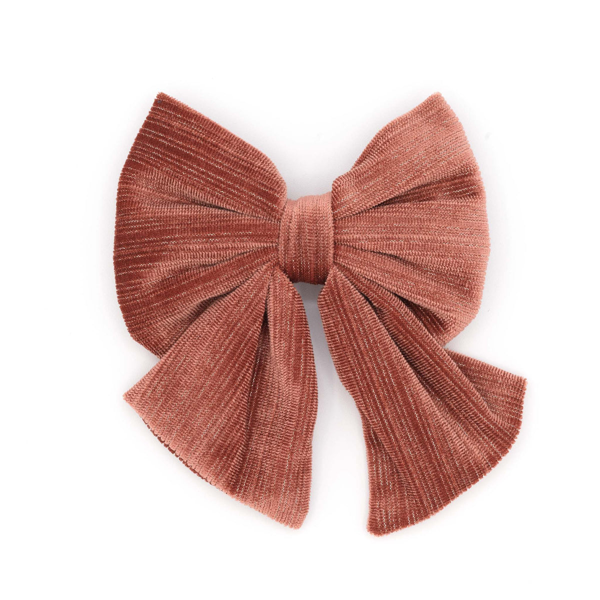 Golden Classics Velvet Red Bow Hair Clip | MemoCool